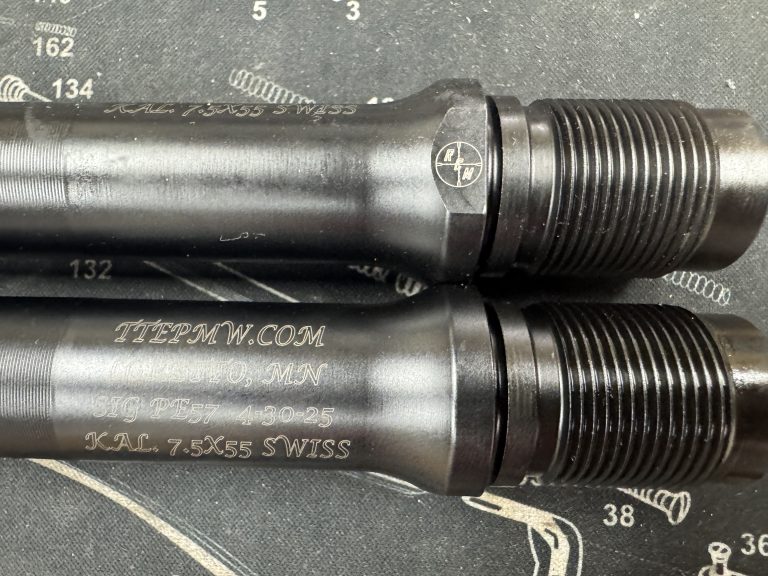 PE57 7.5×55 Swiss Hammer Forged Barrel – TTE Precision Metalwerks